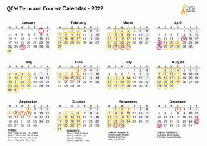 Calendar - Queensland College of Music